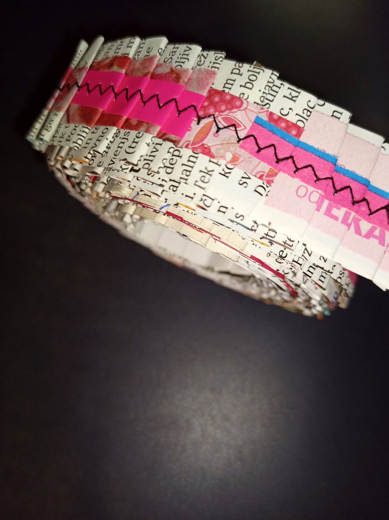 1 Yard Trashy Paper Ruffle Rolls Mixed Media Paper Rolls - Etsy