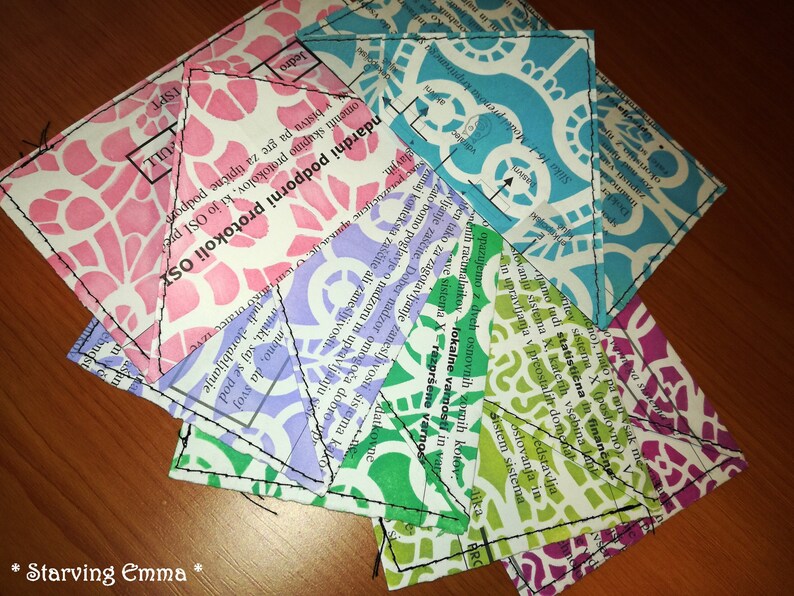 6 X Handmade Envelopes Upcycled Rescued Materials - Etsy