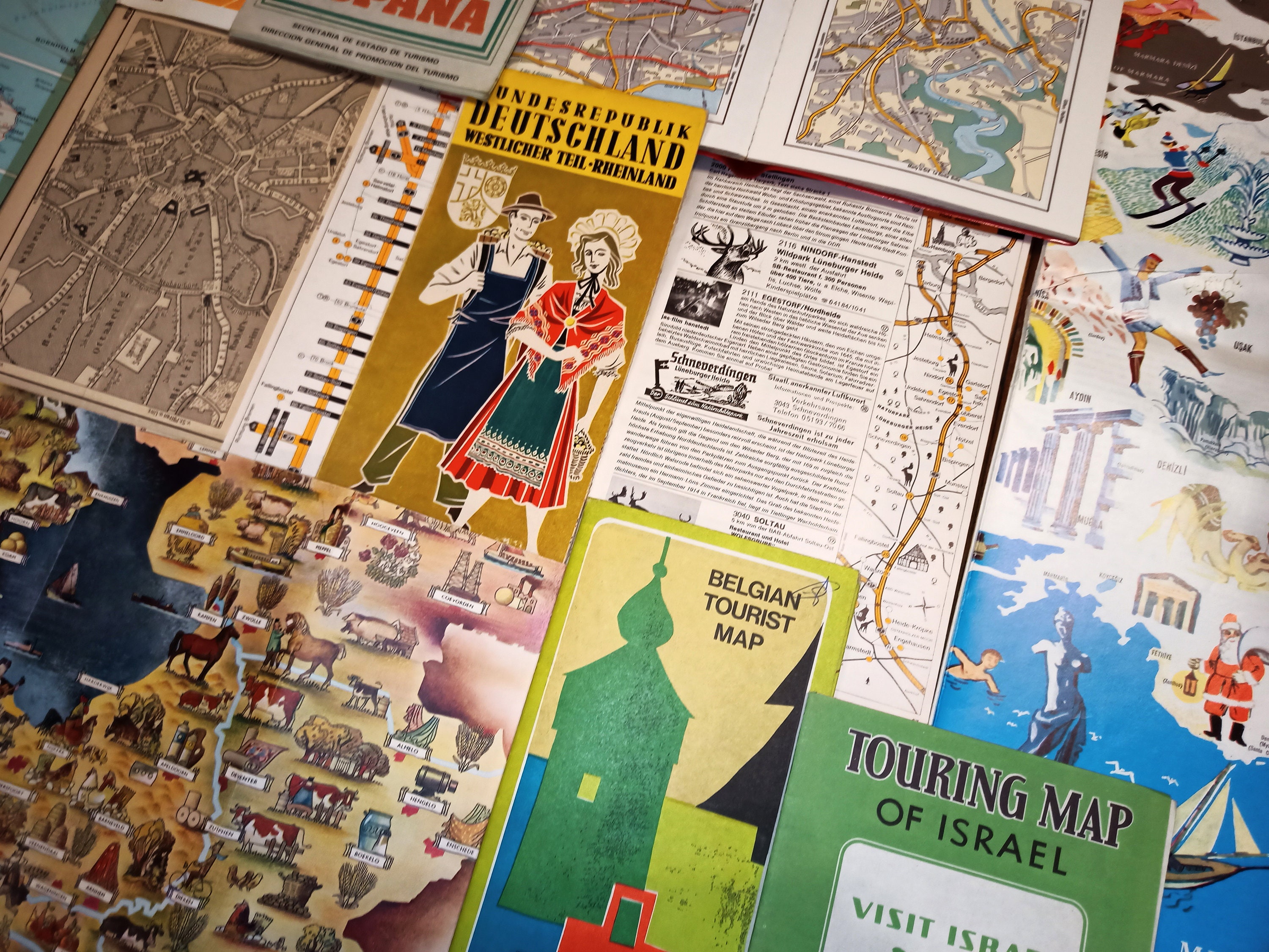 Megapack Vintage Mixed Map Atlas Pack 10 20 40 Collage | Etsy