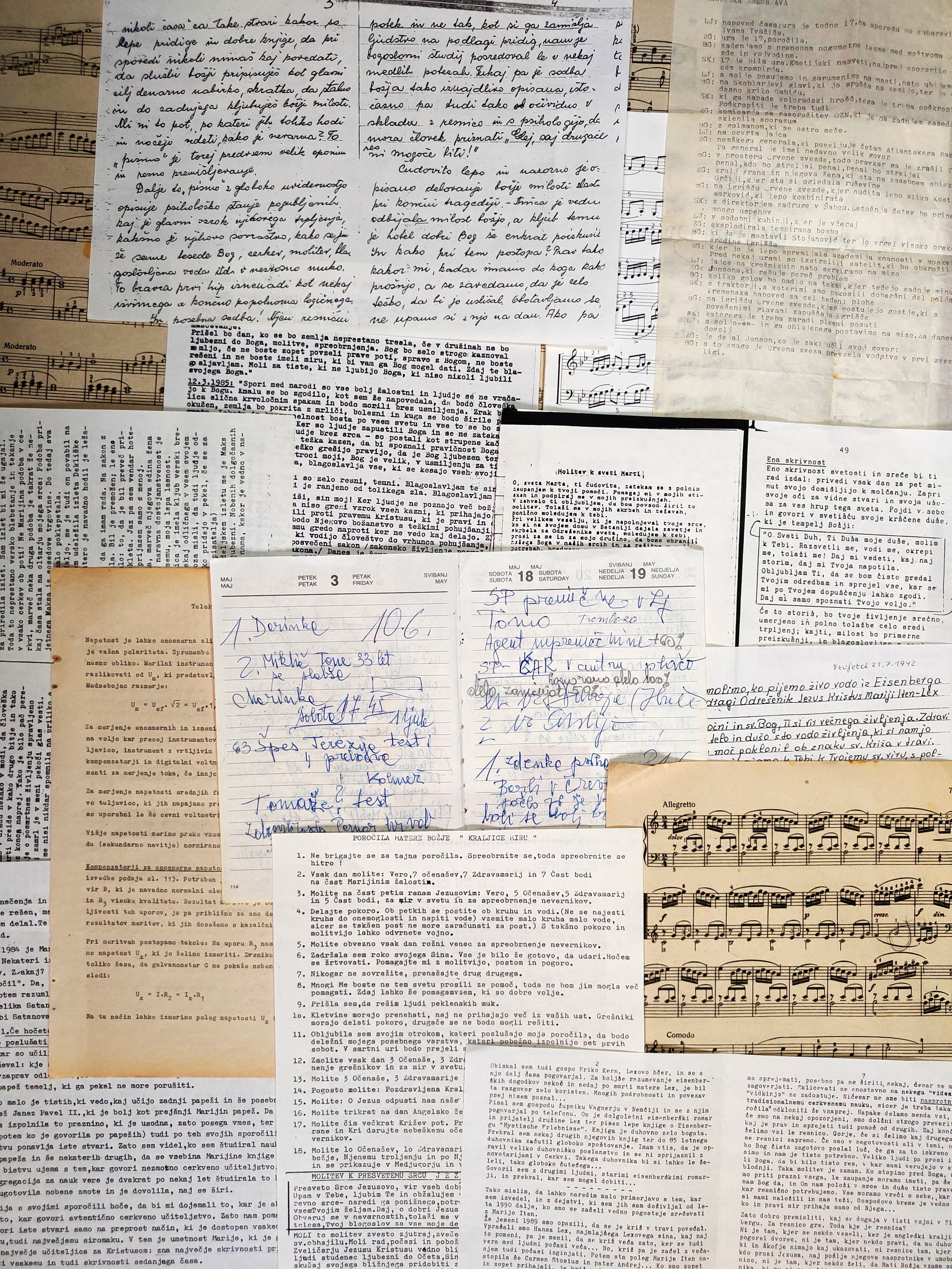 Megapack Typewriter Music Notes Handwritten A4 A5 Vintage - Etsy UK