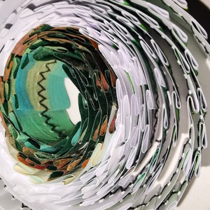 1 Yard Trashy Paper Ruffle Rolls Mixed Media Paper Rolls | Etsy