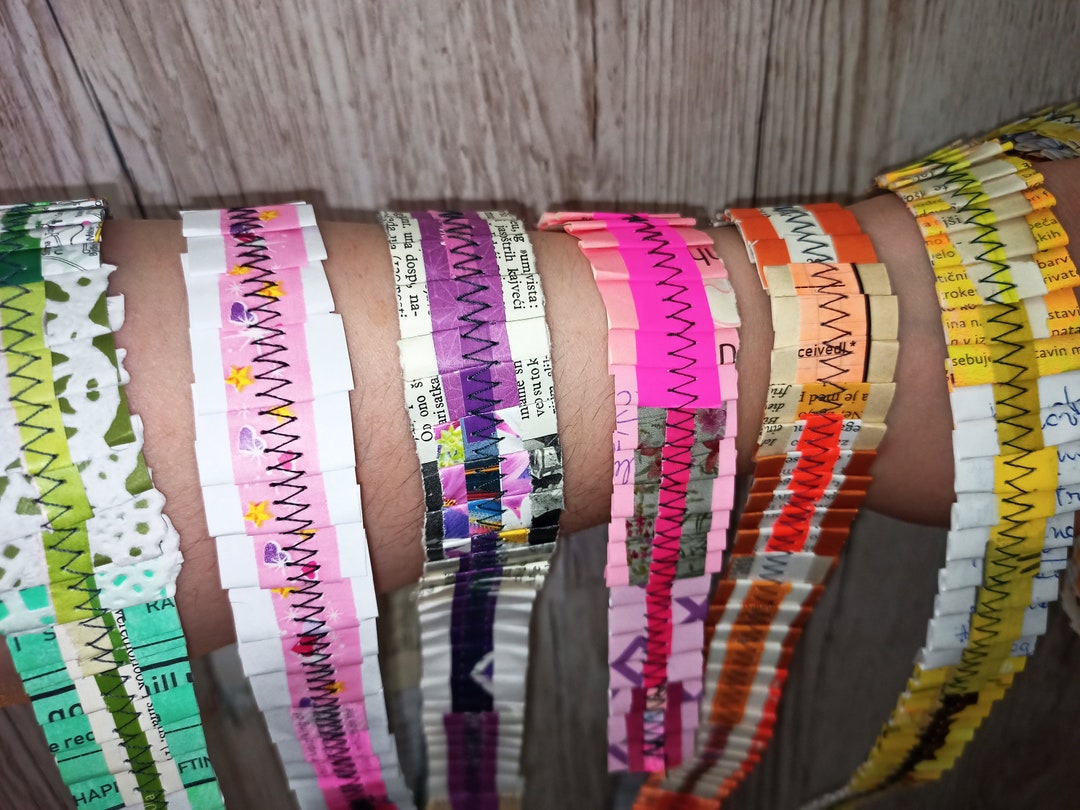 1 Yard Trashy Paper Ruffle Rolls - Mixed Media Paper Rolls - Etsy