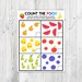 Counting Activity for Kids - Digital Download, Counting Worksheet ...