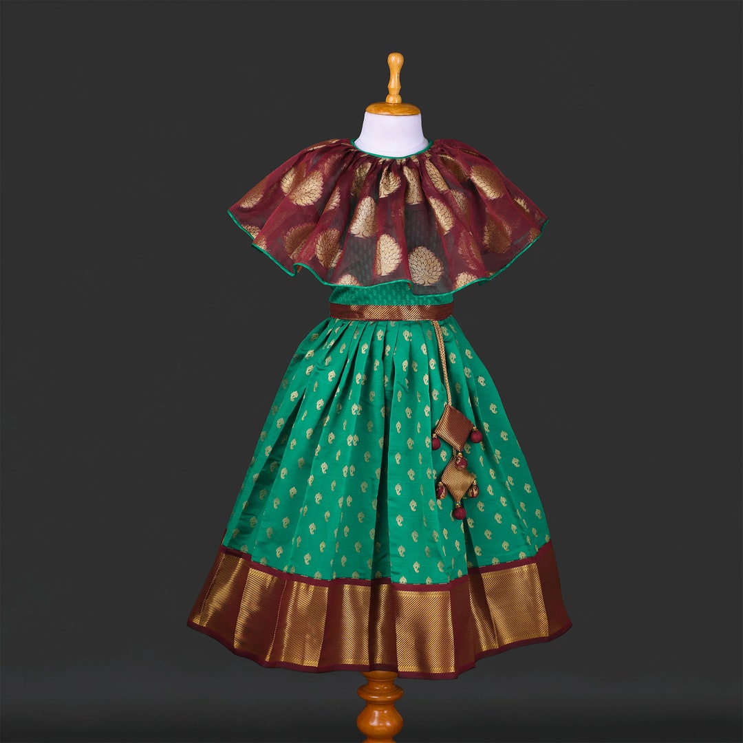 Pattupavadai,indian Traditional Wear,ethnic Langavoni,silk Dress,new ...