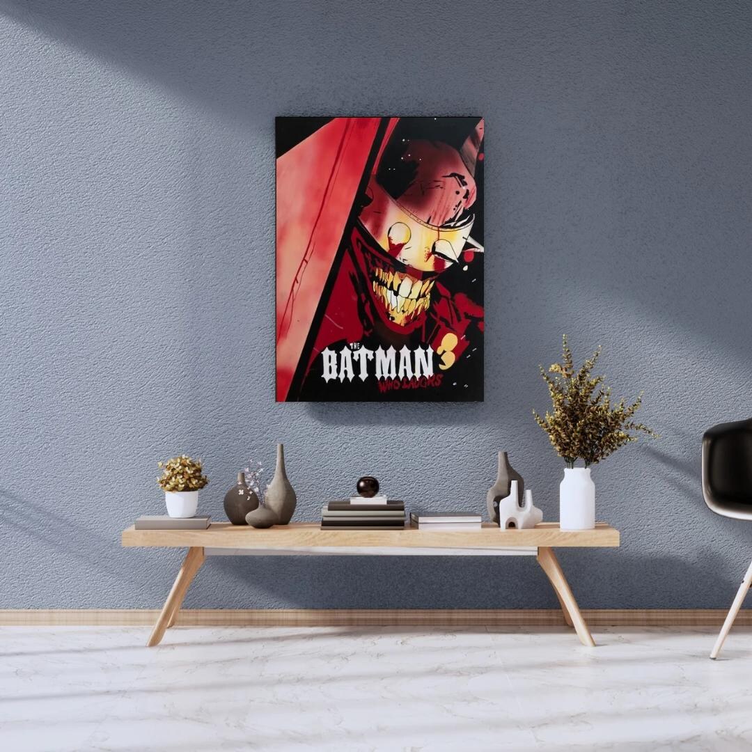 Dark Fantasy Evil Jester Acrylic Canvas | Horror Wall Art | Sinister ...