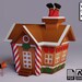 GINGERBREAD HOUSE BOX Papercraft Templates Pdf Dxf Y Svg - Etsy