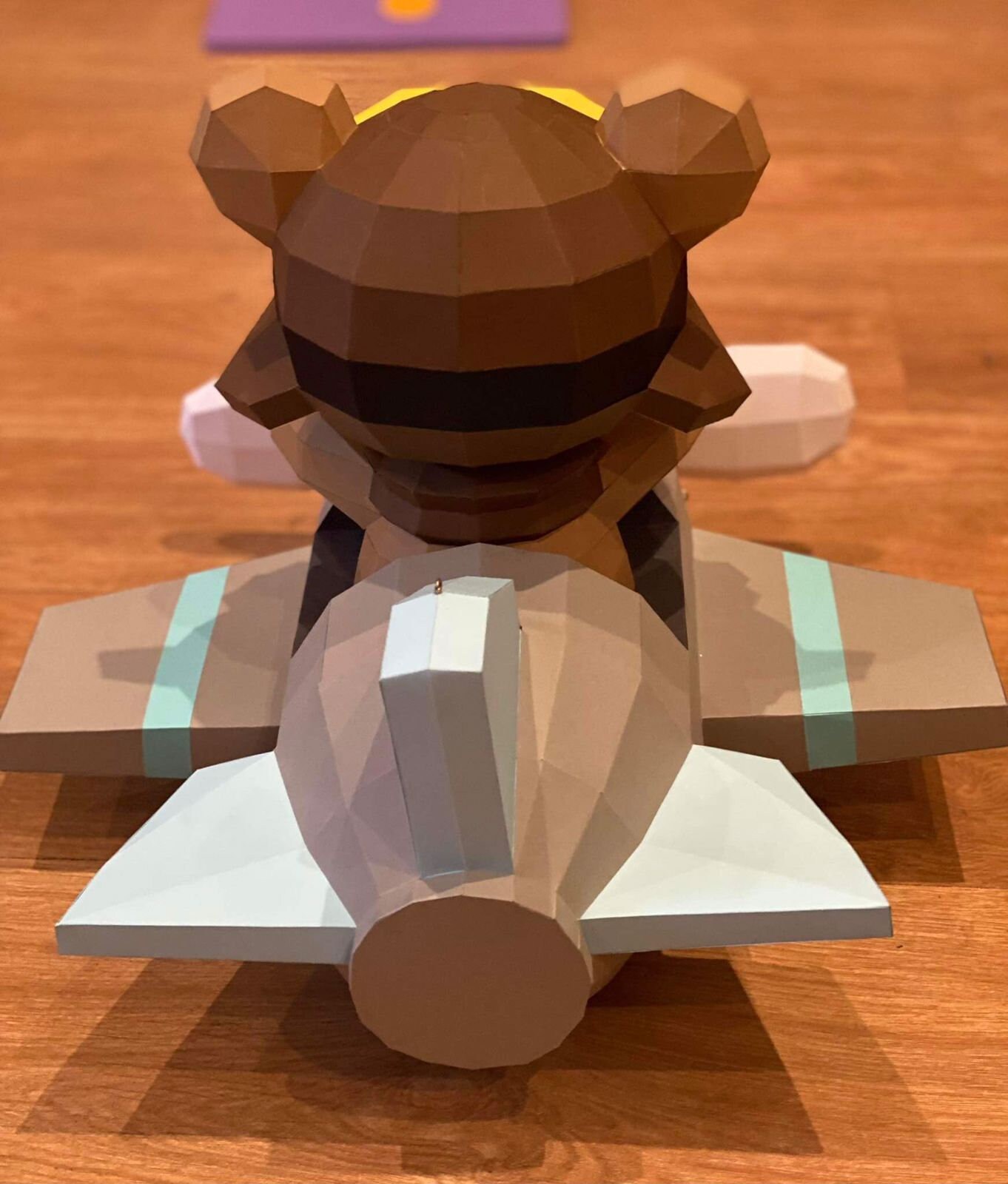 PILOT TEDDY BEAR Papercraft Templates Pdf Dxf and Svg - Etsy UK