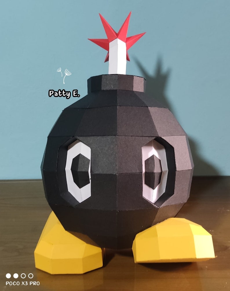 CARTOON BOMB TOY Papercraft Templates Pdf Dxf Y Svg - Etsy UK