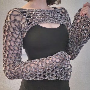 Micro Crop / Shrug Velvet Custom Hand Made Crochet Top - Etsy