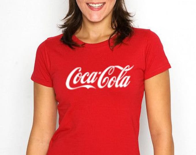 Coca Cola T Shirt, Cool T Shirt Men Kids Enjoy Soft Drinks Cola Coke ...