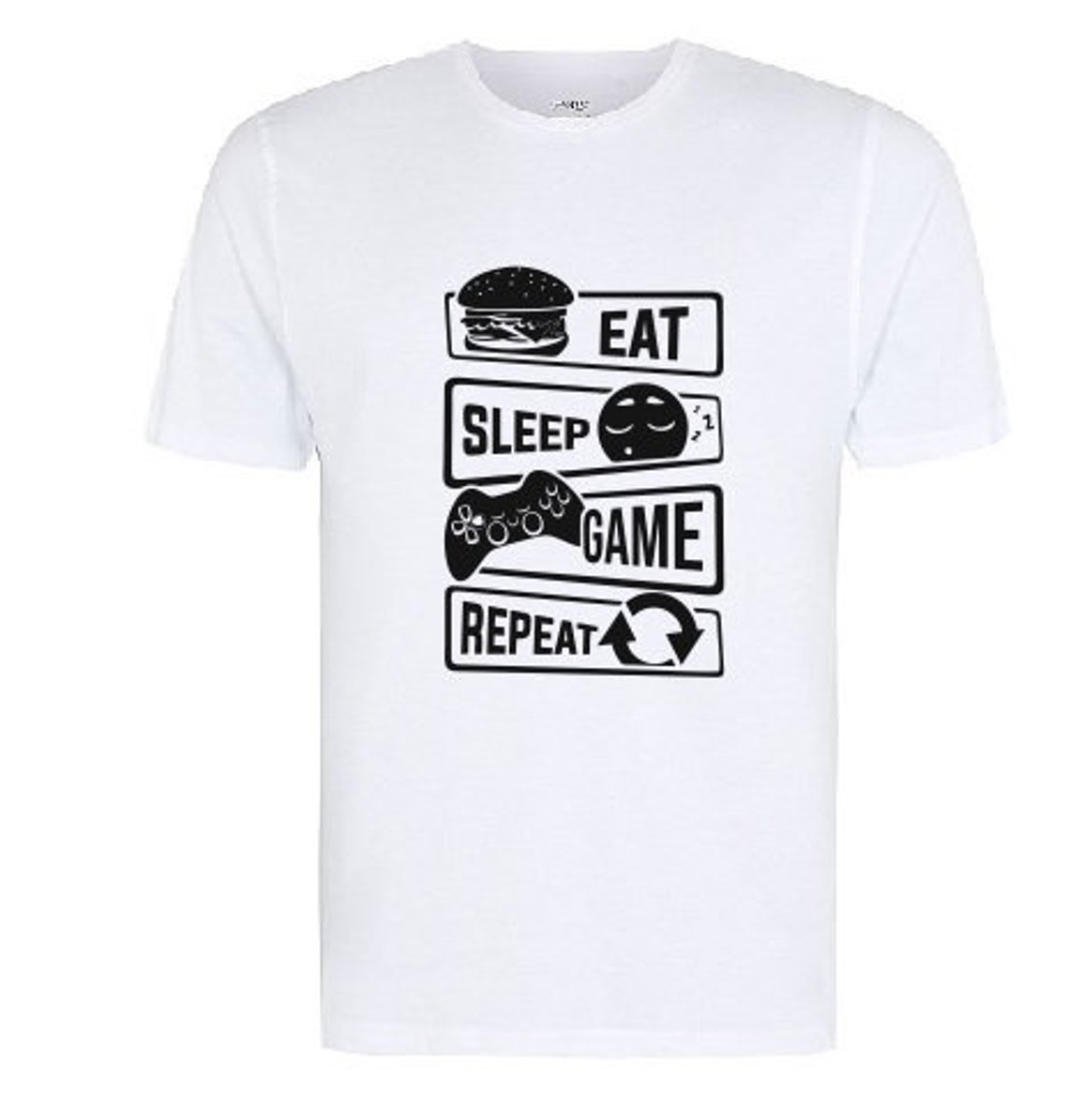 Eat Sleep Game Repeat T Shirt Gamer Xbox PSP Play Station - Etsy