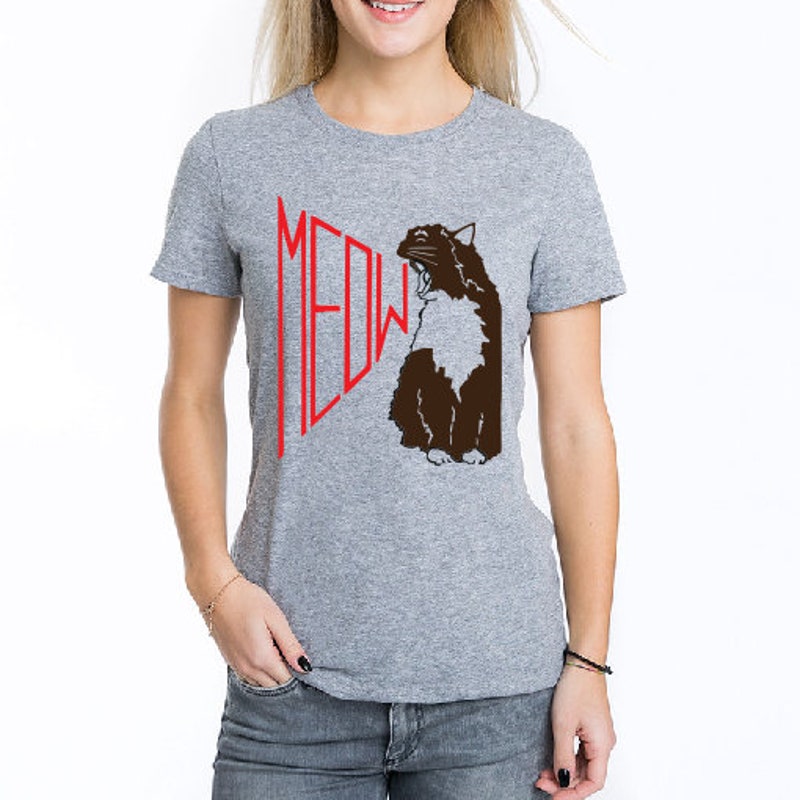 Meow Meow T Shirt - Etsy