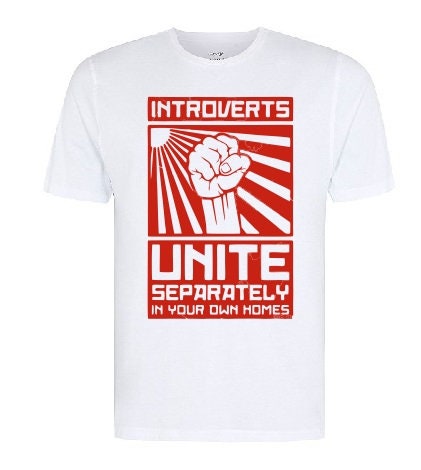 Introverts UNITE T Shirt, Men Woman Kids Size Introvert Gift T Shirt ...