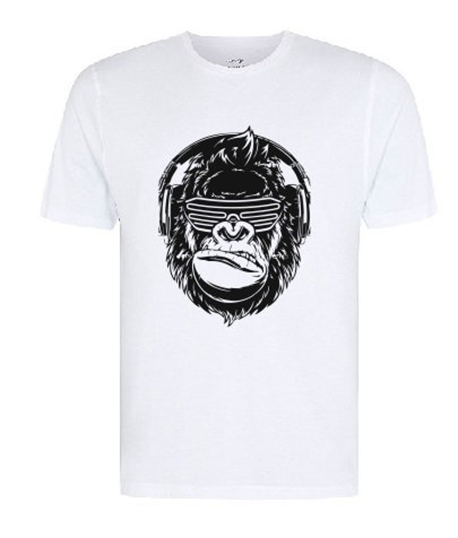 DJ Monkey T Shirt, Cool Funny Dj Monkey Summer Party Sunglases ...