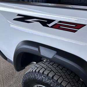 LARGE Chevy Colorado ZR2 Bed Side Badges Decals (set of 2) - Etsy