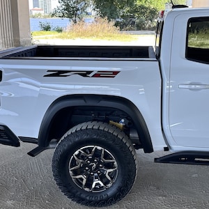 LARGE Chevy Colorado ZR2 Bed Side Badges Decals (set of 2) - Etsy