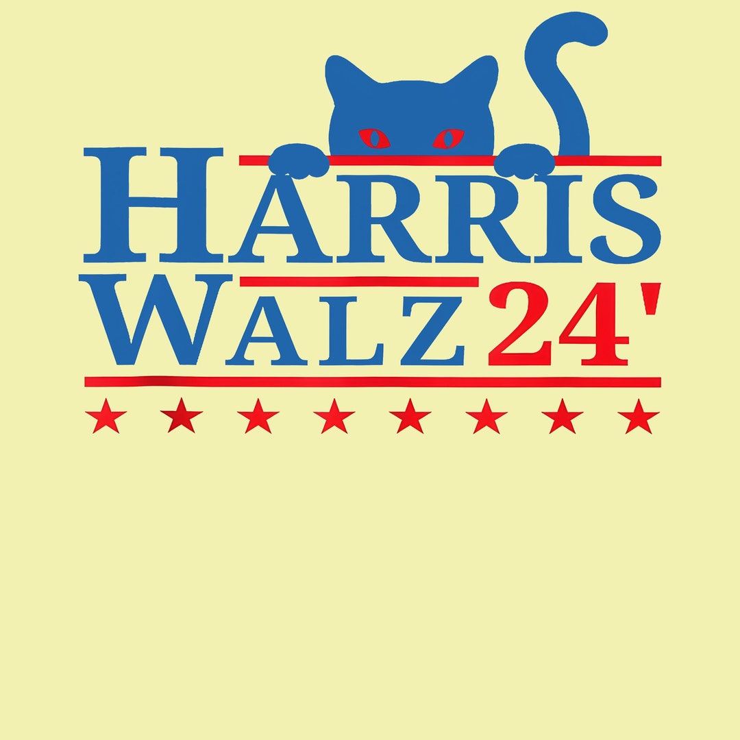 Harris Walz Cat 2024 Png, Kamala Harris Png, Harris Walz Shirt, Kamala ...