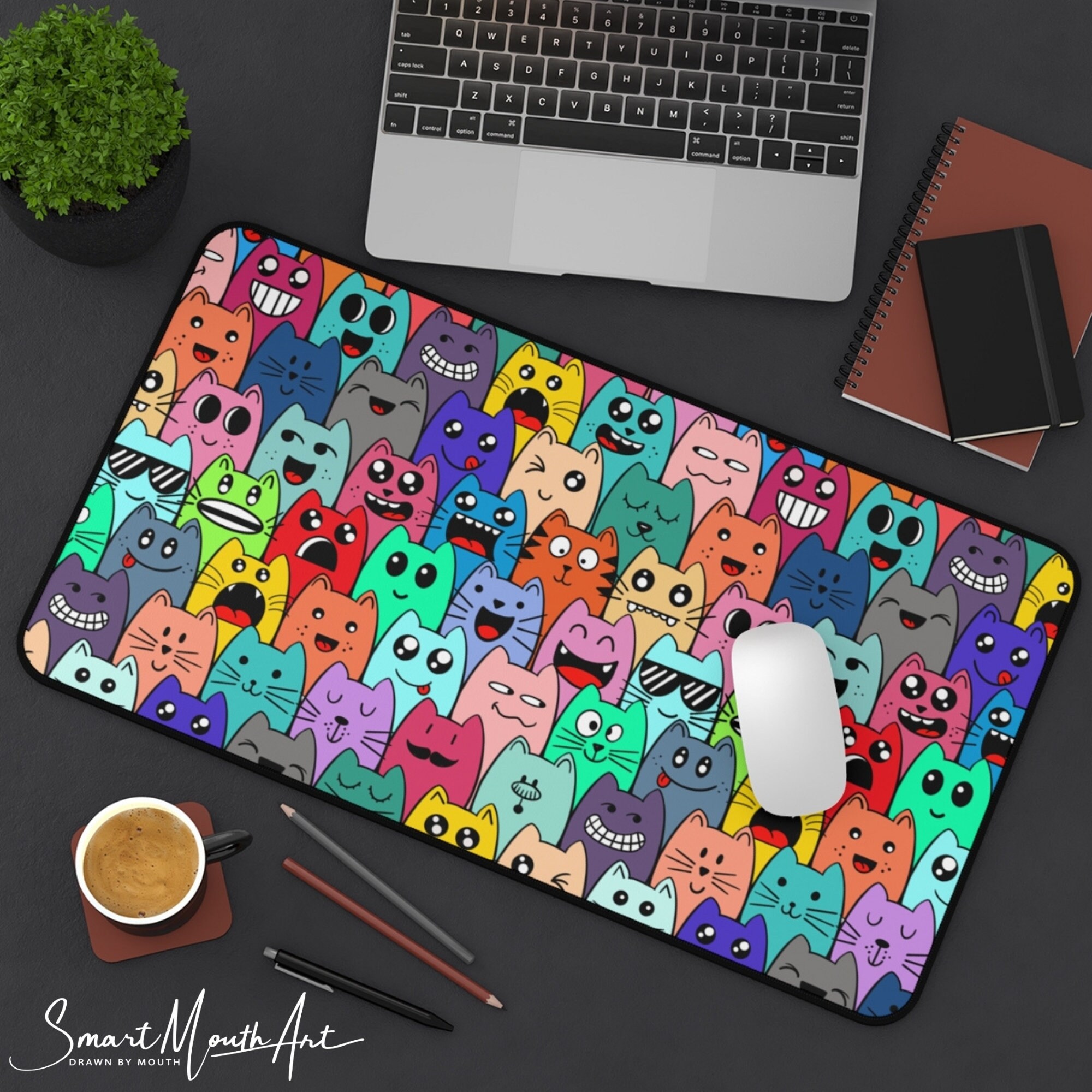 Kawaii Mouse Pad Kawaii Gift Kawaii Mouse Mat 3 Sizes | Etsy