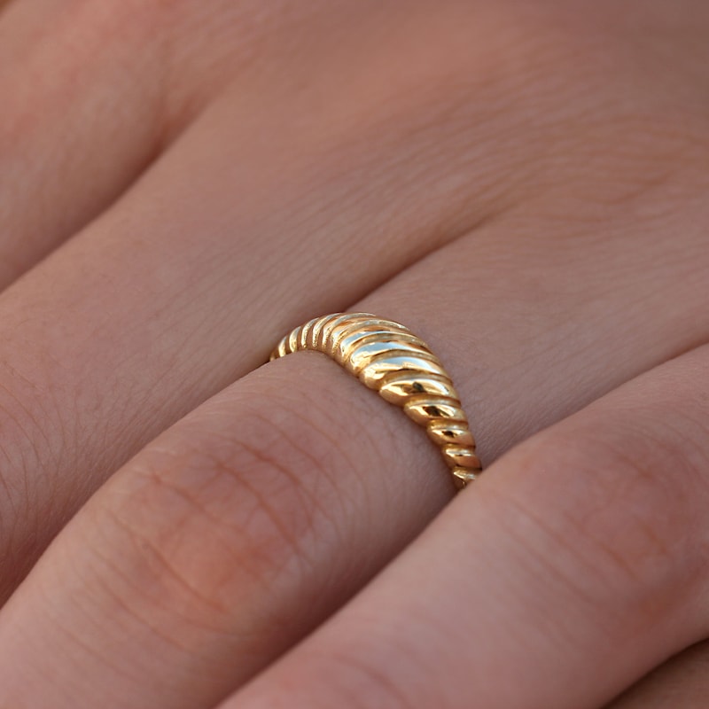 Solid Gold Ring - Etsy