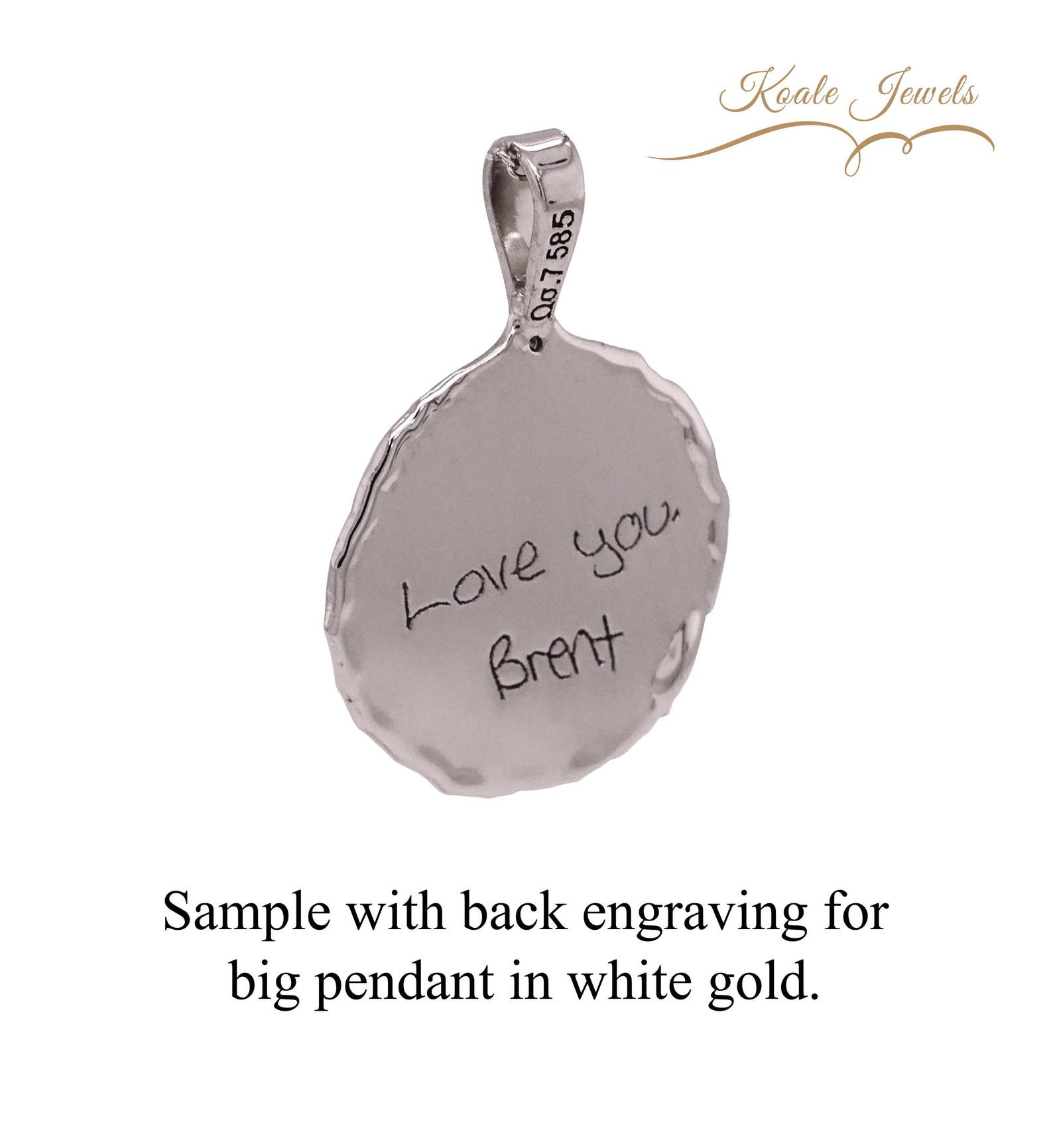 Sterling Silver Wax Seal Style Fingerprint Necklace, Memorial Jewelry ...