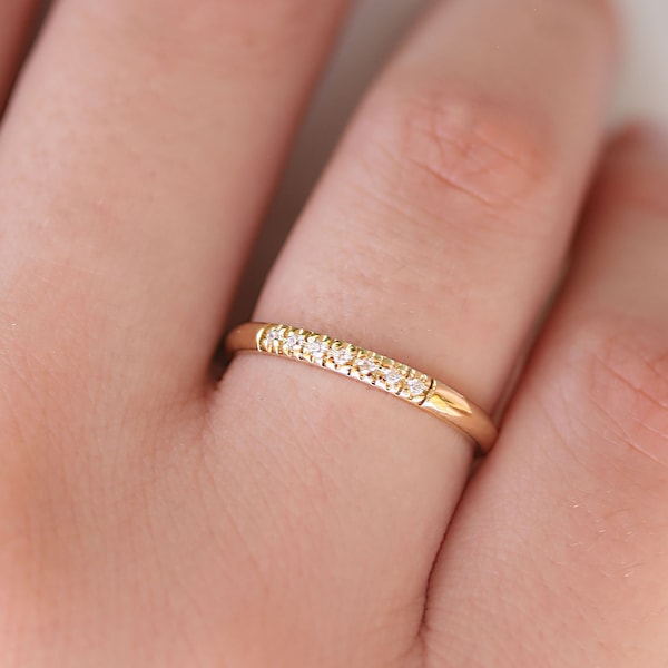 Minimal Diamond Ring - Etsy