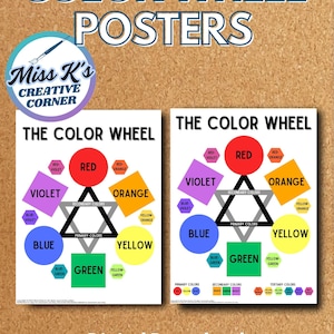 Color Wheel Posters - Etsy