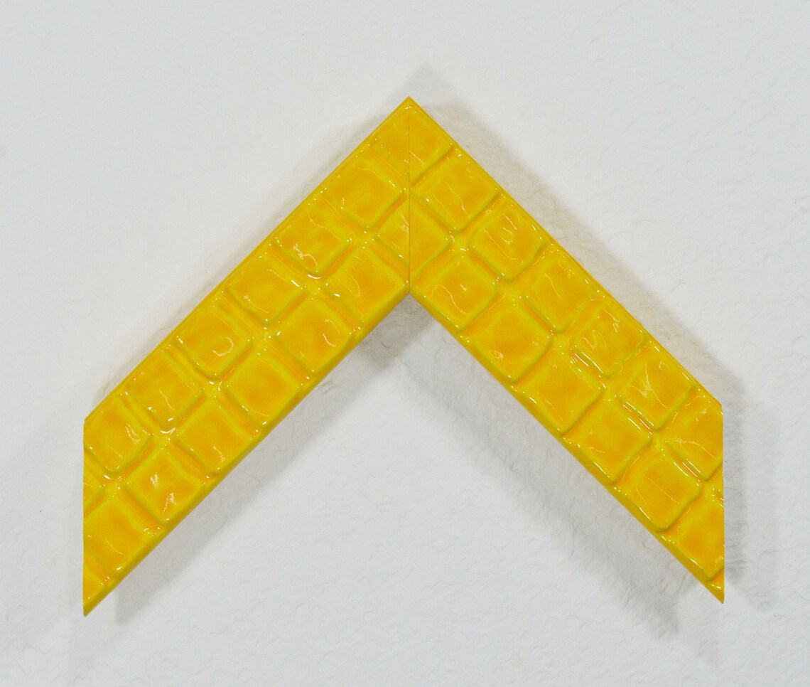 Yellow Wooden Frame for Art Deco Painting - Etsy