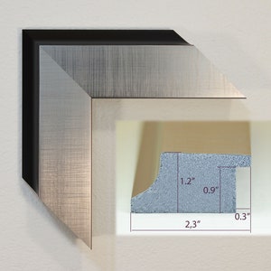 Stylish Picture Frame Stained Glass Wall Framing Service Wall | Etsy