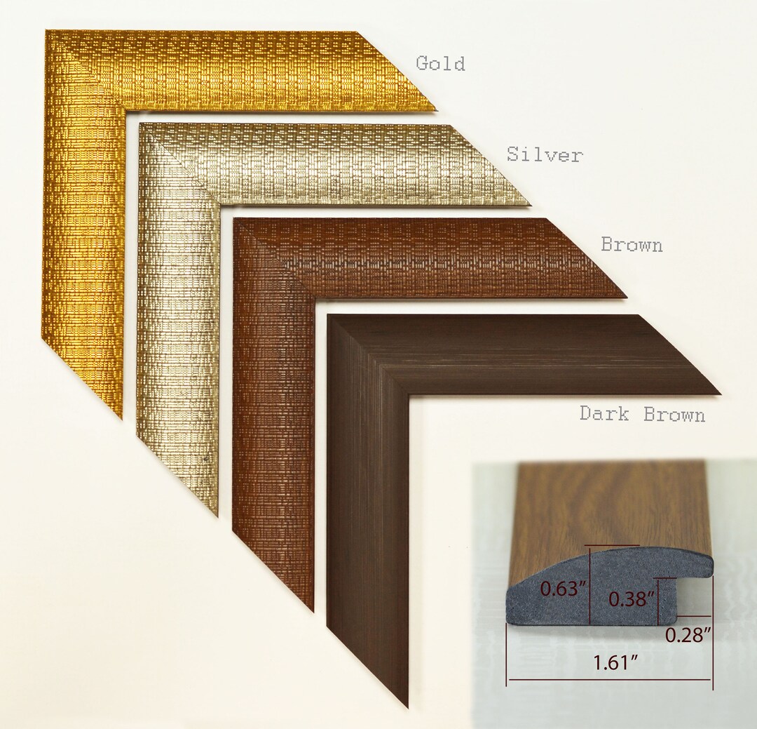 Convex Picture Frame Plastic. Polystyrene. Stylise Picture Frame. Wall ...