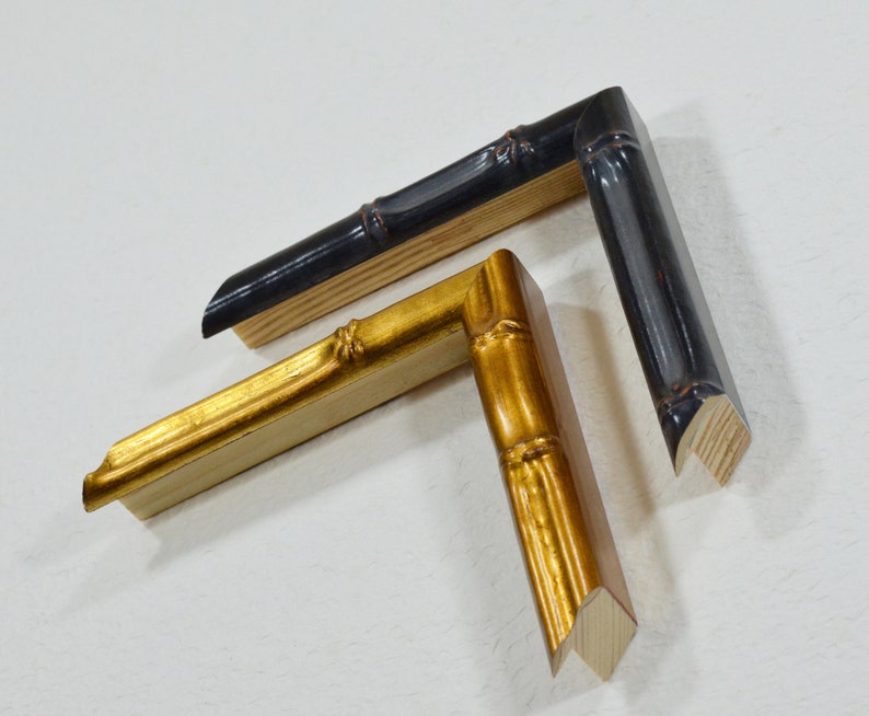 Bamboo Frame With Mat. Custom Frame and Mat - Etsy