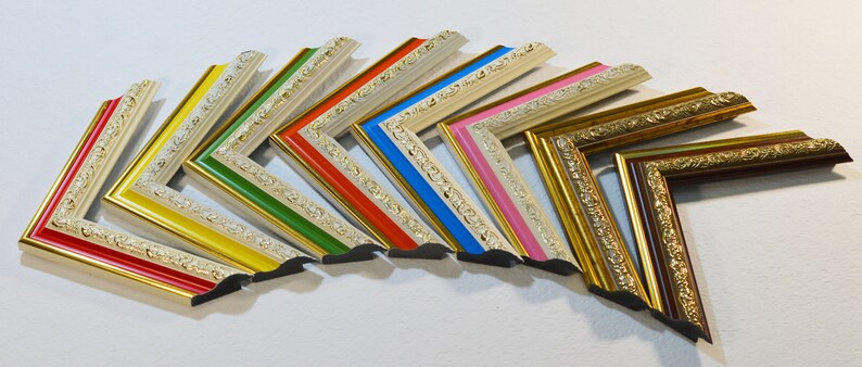 Colored Modern Wall Frames for Pictures, Foto Posters, Hand Made 4x6 ...