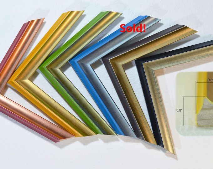 Super Thin Edge Modern Design Picture Frame, Handmade Custom Photo ...