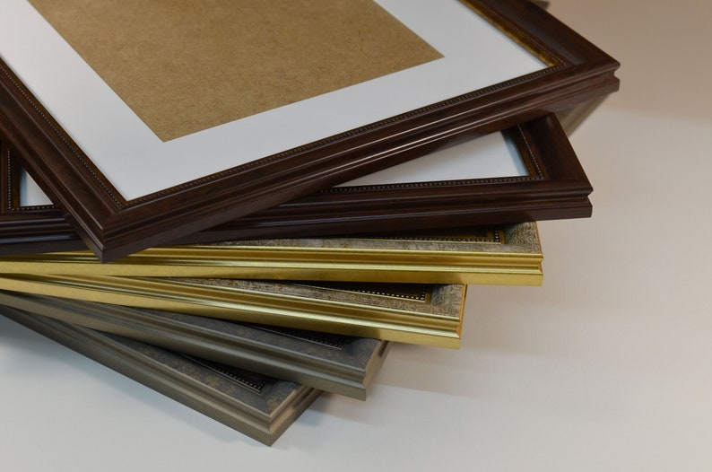 Photo Frames Complete With Passepartout mat for Wall | Etsy