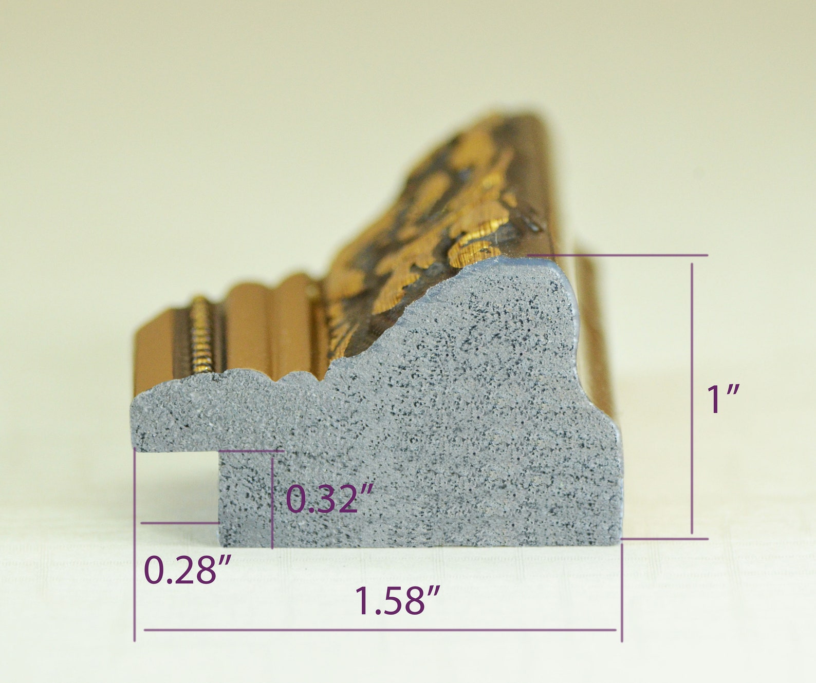 Frame Dark Gold in Antique Style - Etsy