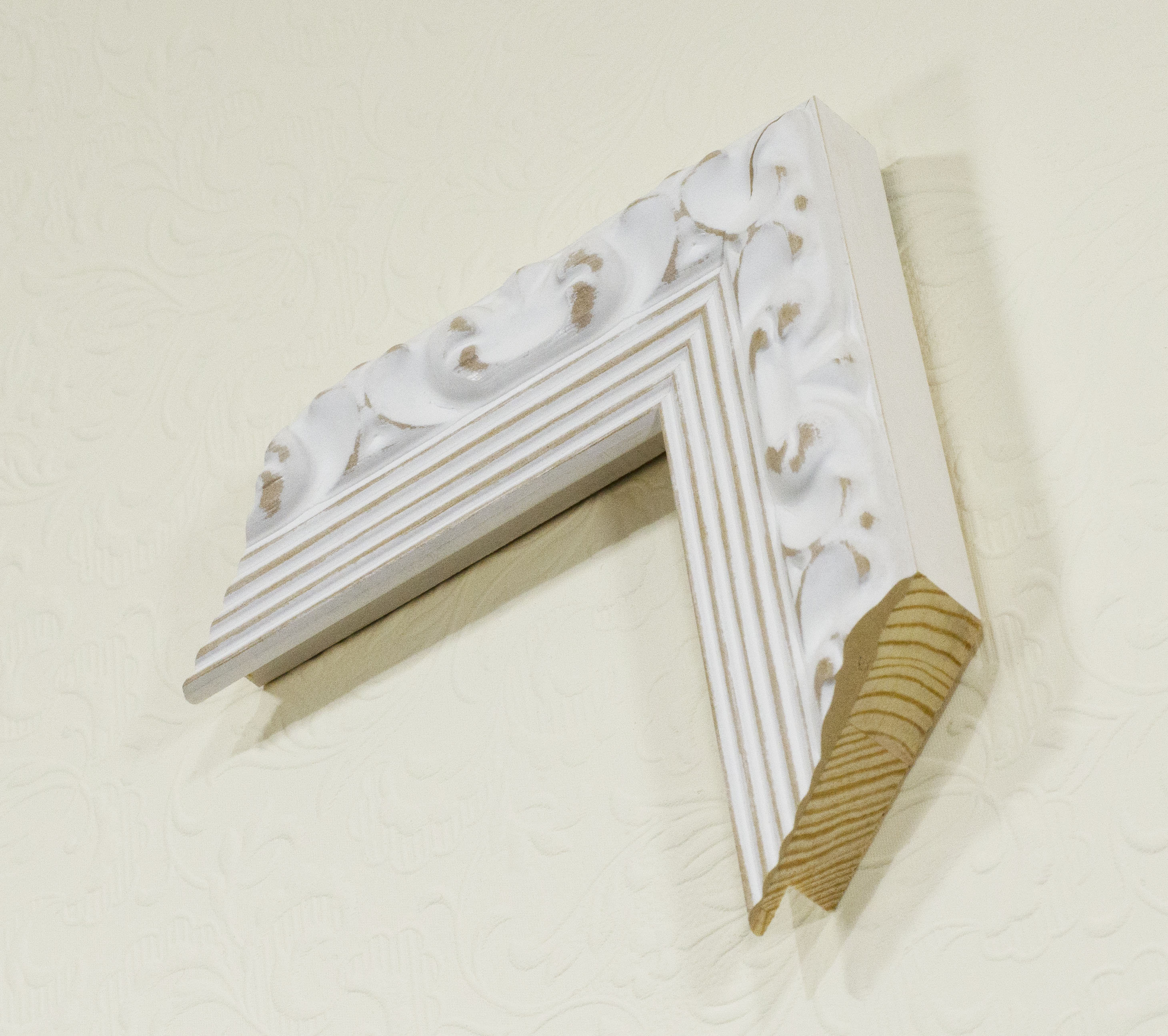 Heart White Wooden Wedding Frame Italian Frame Art Nouveau. | Etsy