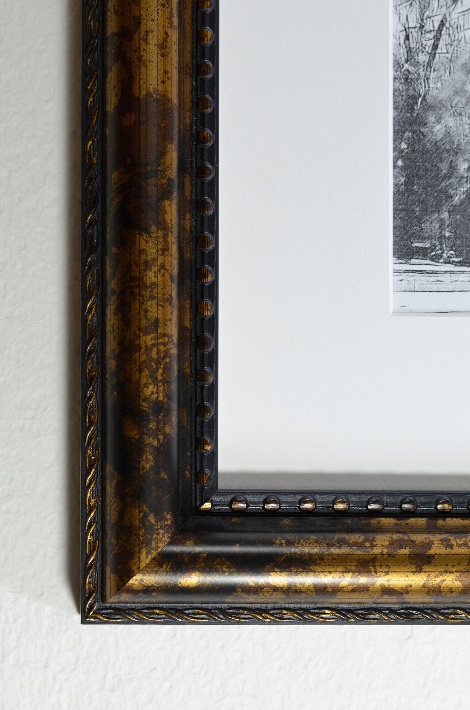 Frame for Painting, Photo, Diploma, Poster With Mat. Polystyrene Frame ...