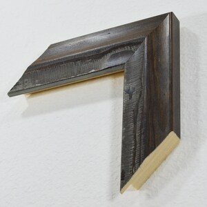 Dark Rustic Wood Picture Frame - Etsy