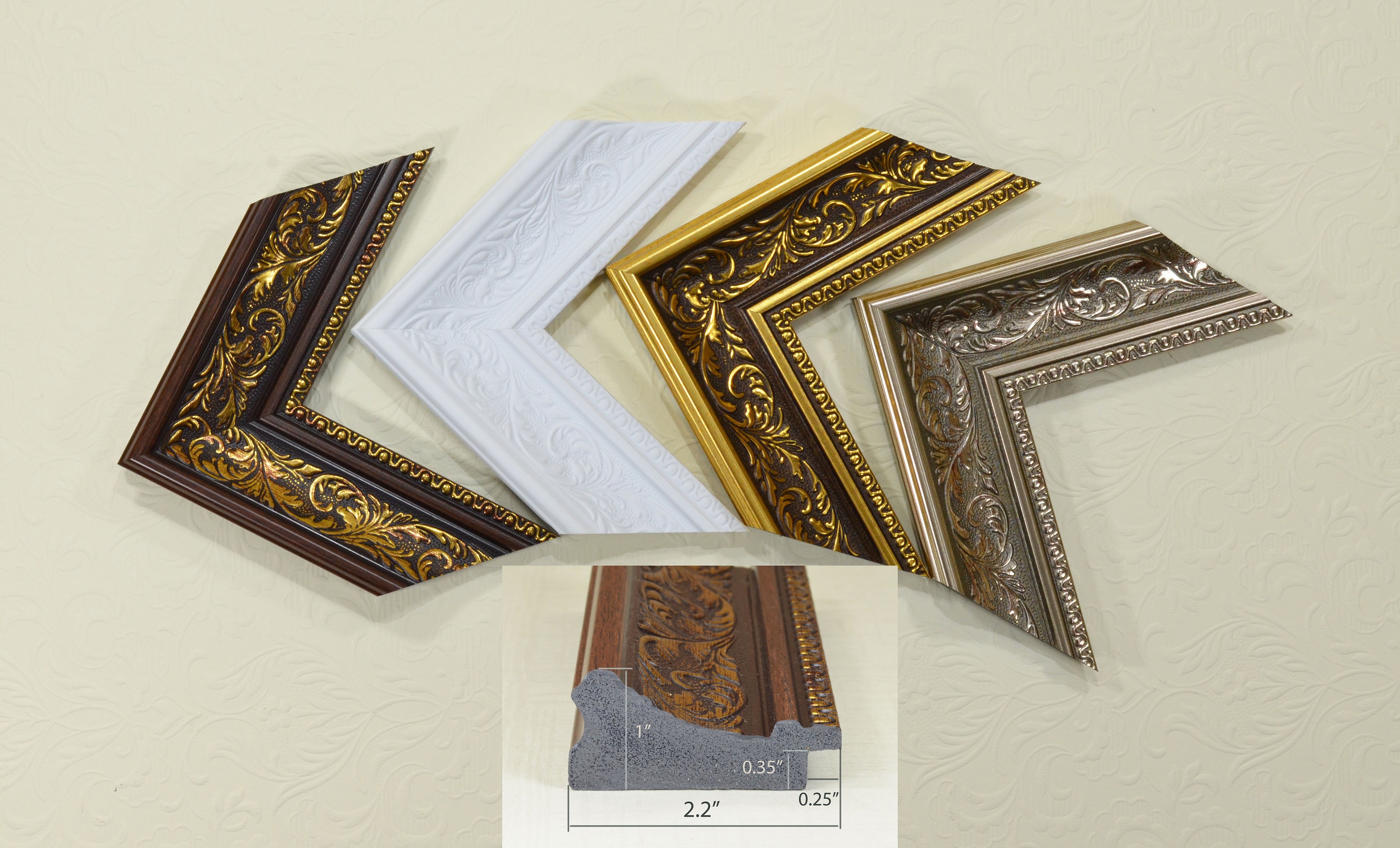 Picture Frame Classic, 2.2 Inches Wide. Polystyrene Frame. - Etsy