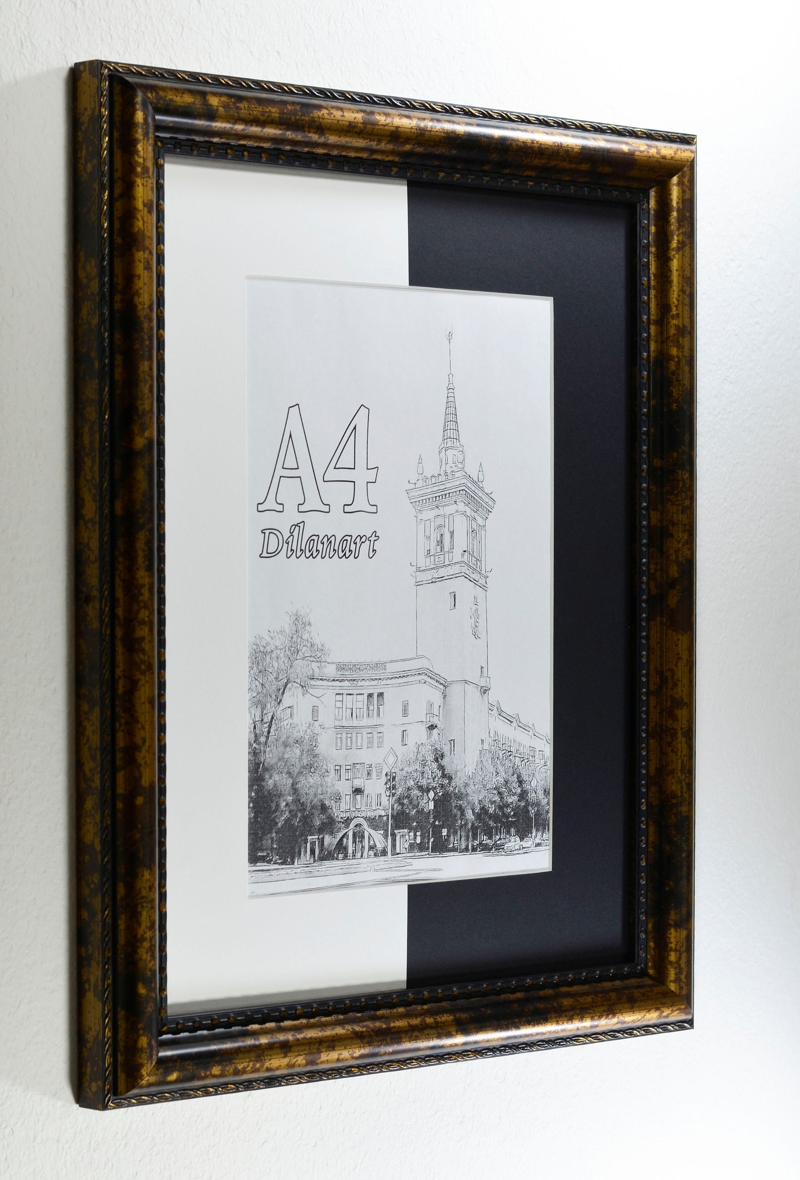 Frame for Painting, Photo, Diploma, Poster With Mat. Polystyrene Frame ...