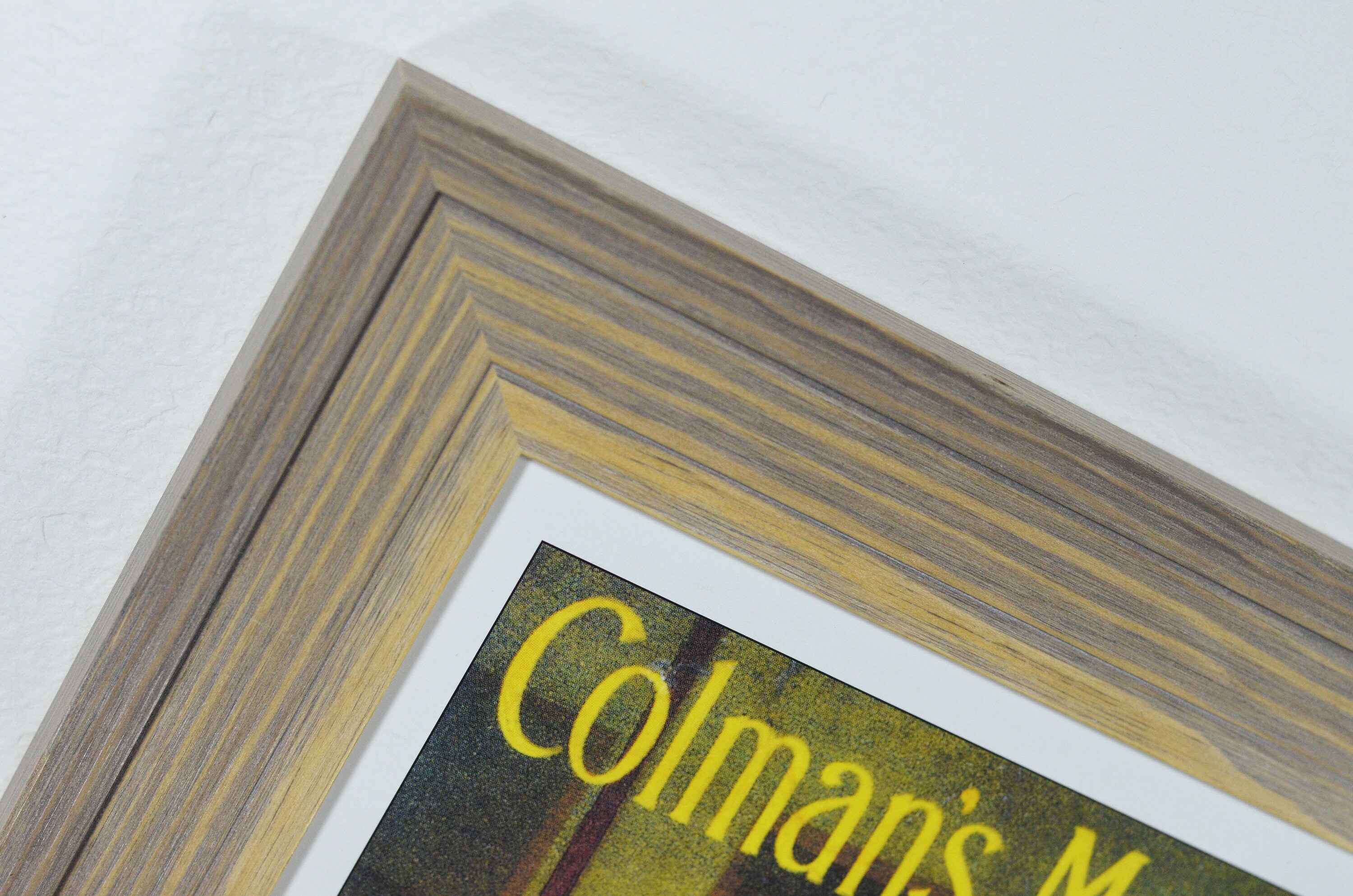 Natural wood Rustic Frame for poster painting print or | Etsy