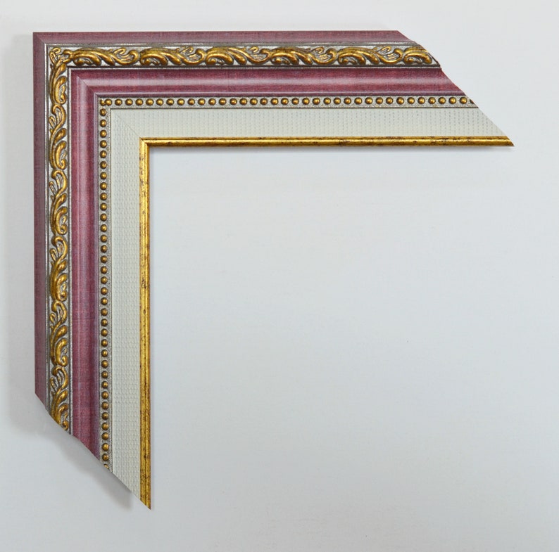 Picture Frame With Strip of Passepartout for Wall Gallery. | Etsy UK