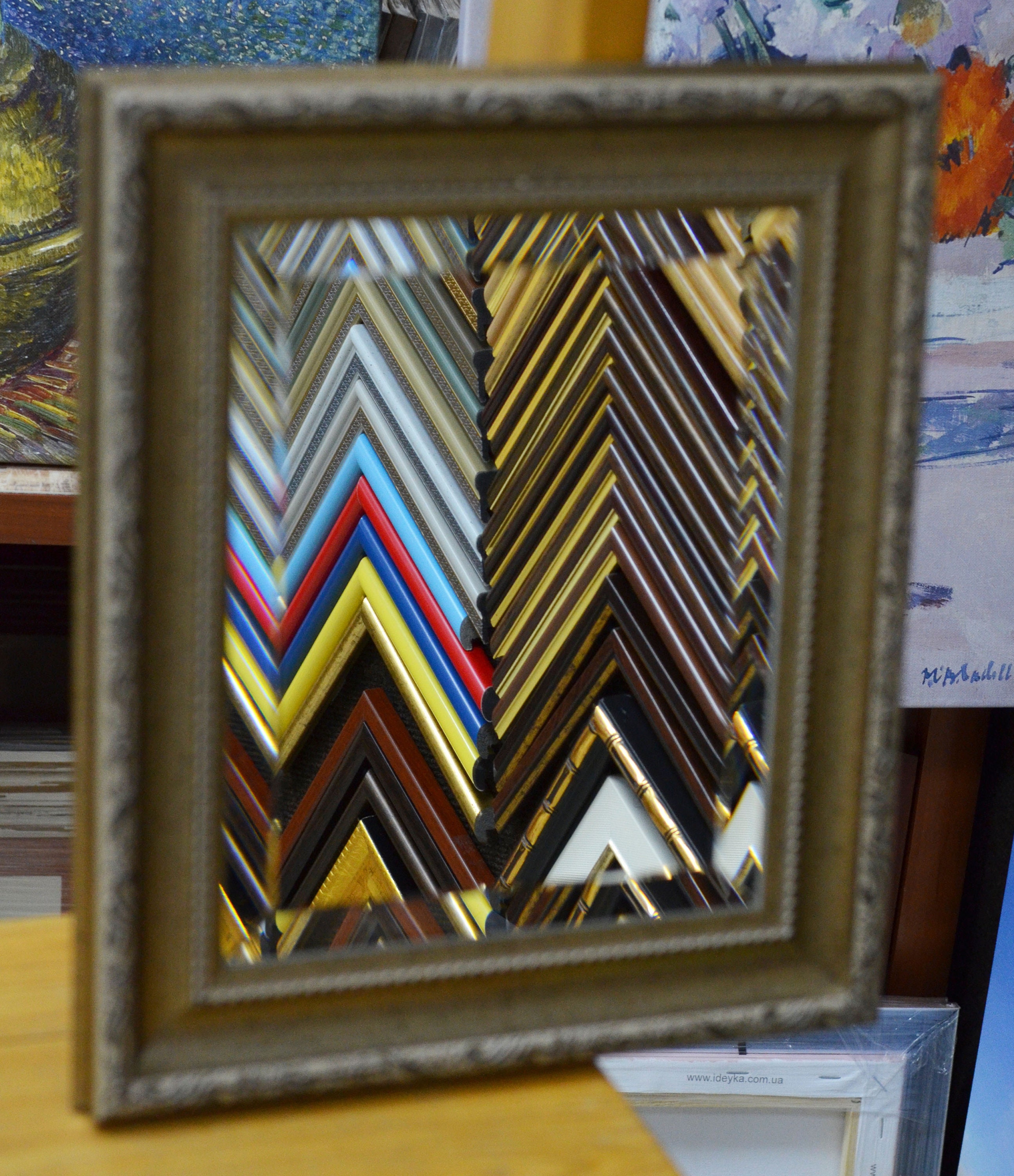 Mirror With Facet in Antique Frame 8x10, 10x13, 13x16, 16x20, 20x24 ...