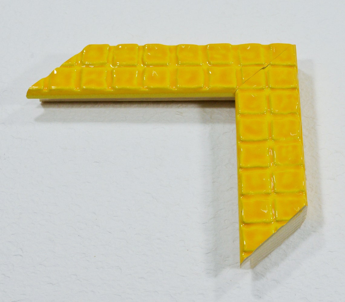 Yellow Wooden Frame for Art Deco Painting - Etsy