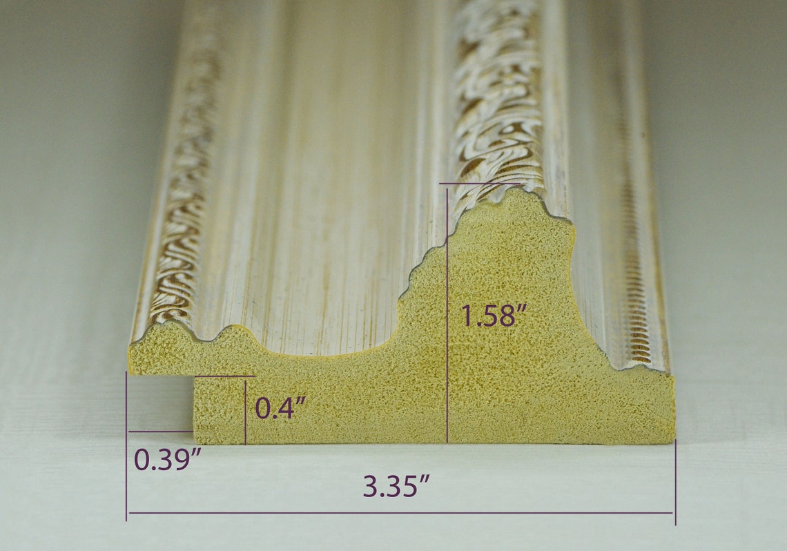 Beautiful Beige Frame on Canvas Poster Mirror | Etsy