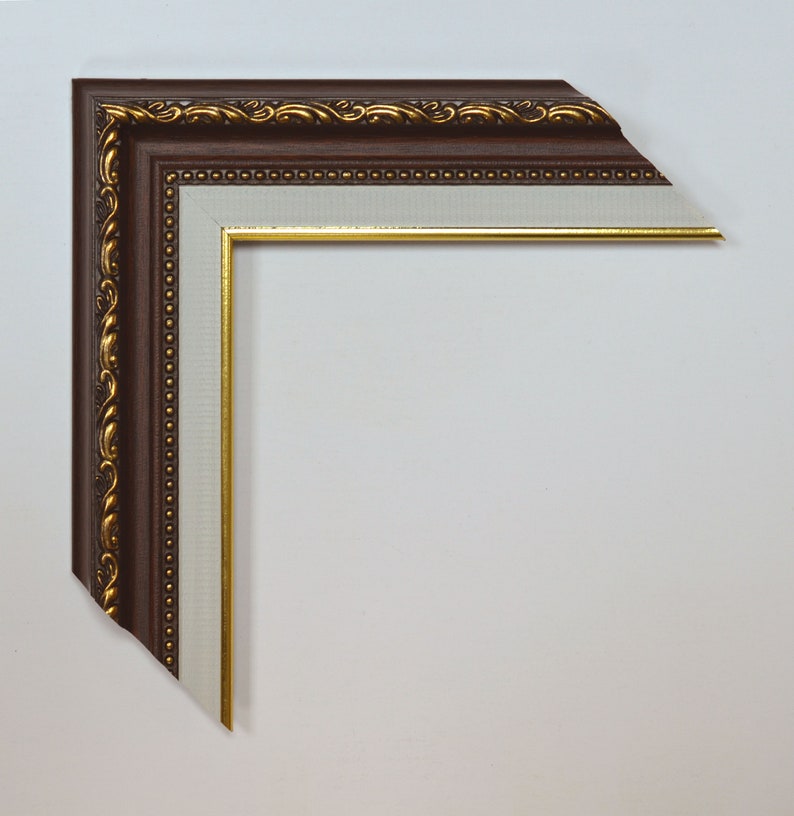 Picture Frame with strip of passepartout for Wall Gallery. | Etsy