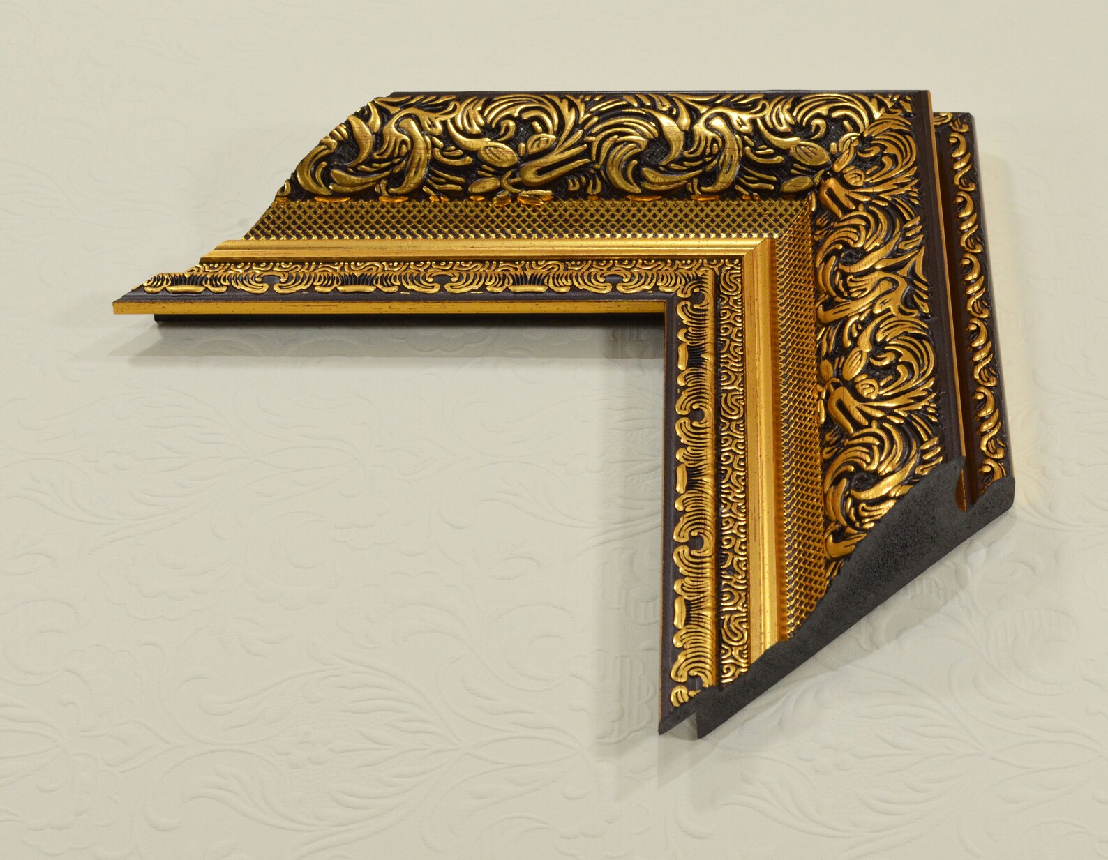 Gold Frame for Canvas, Mirror, Handicrafts 3.74 Inches Wide ...