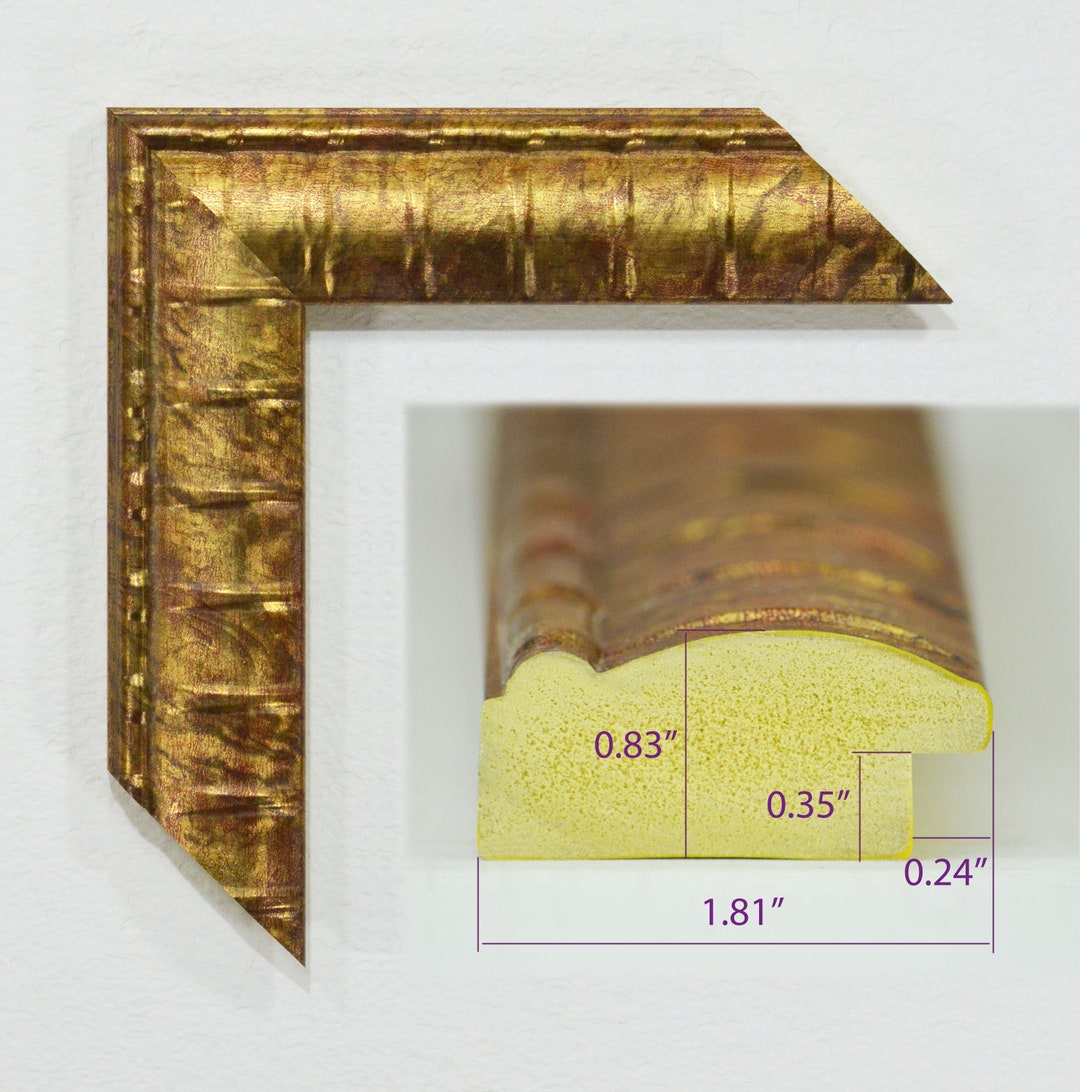 Gold Frame for Painting, Papyrus Frame in Egyptian Style. Polystyrene ...