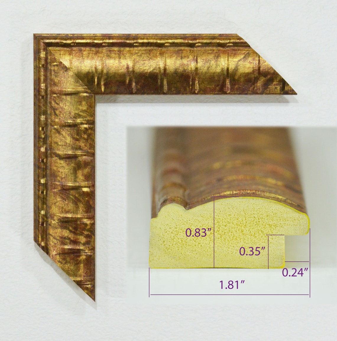 Gold Frame for Painting Papyrus Frame in Egyptian Style | Etsy