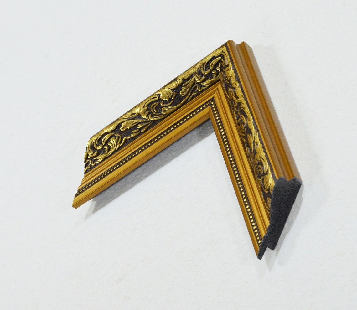 Frame Dark Gold in Antique Style - Etsy