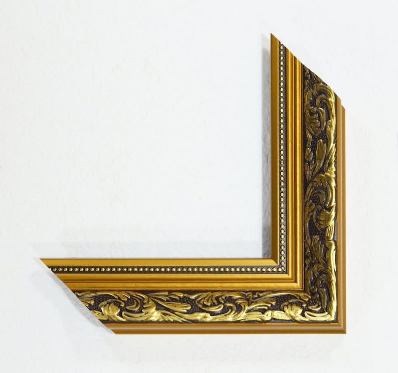 Frame Dark Gold in Antique Style - Etsy